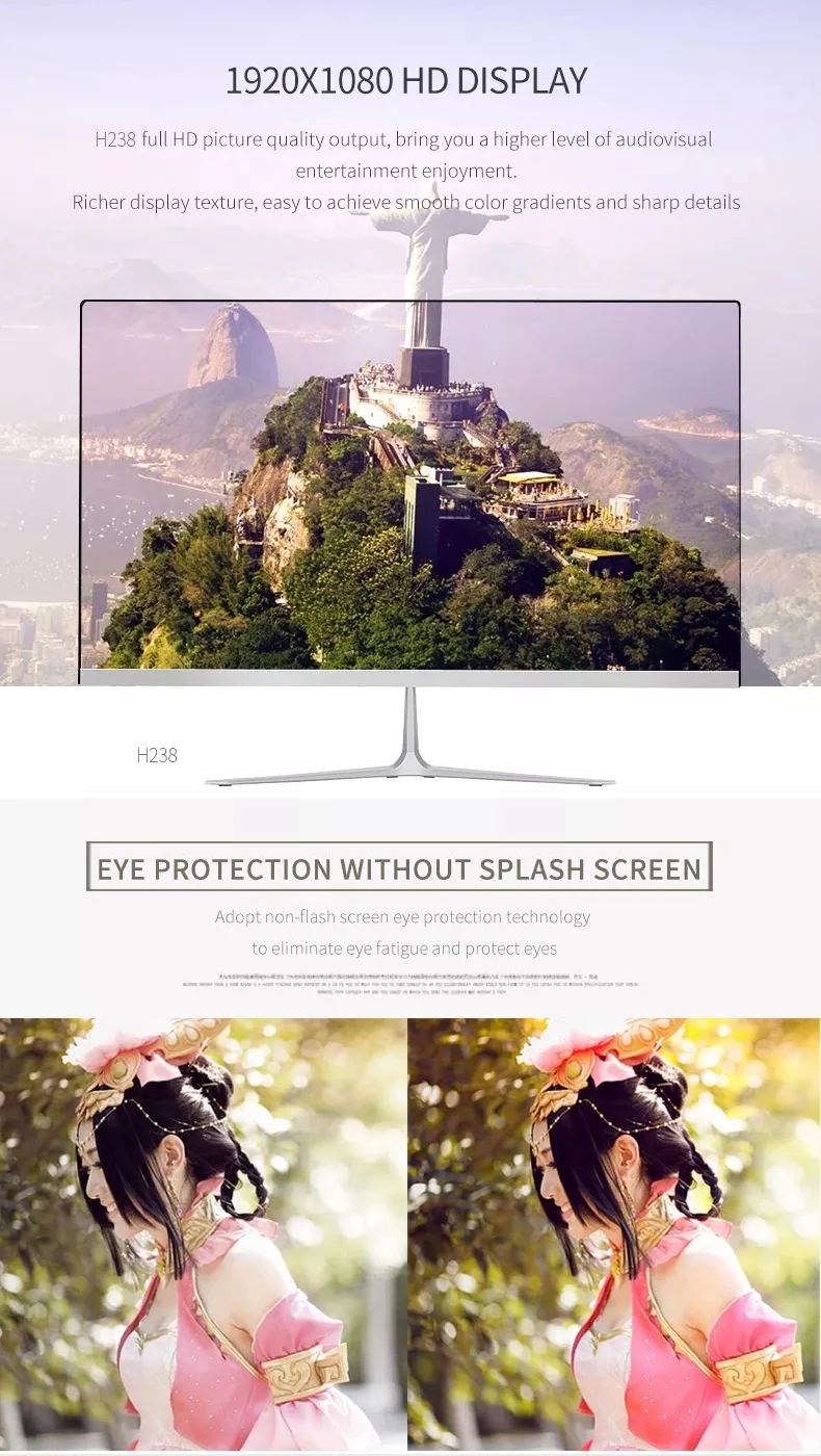 Wholesale Full HD 27 Inch LCD 2K 144hz IPS Curved Screen