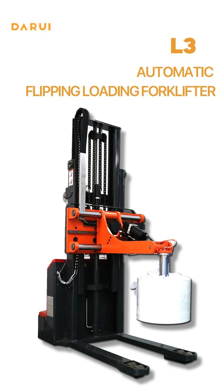 200KG Loading Capacity Automatic Heavy Rolls Lifter Flipping Loading ...