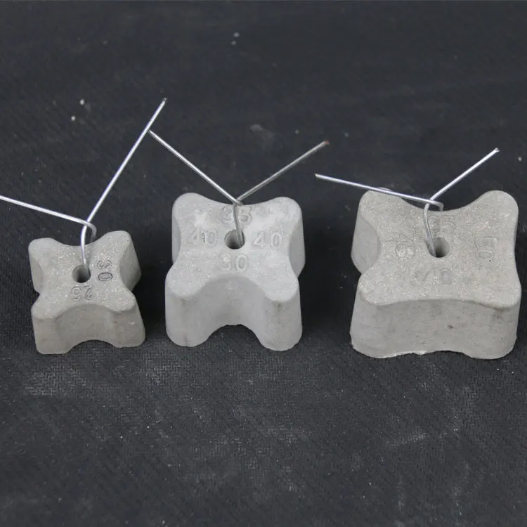 Concrete Reinforcement Spacer Double Cover Flat Base 40/50mm| Alibaba.com