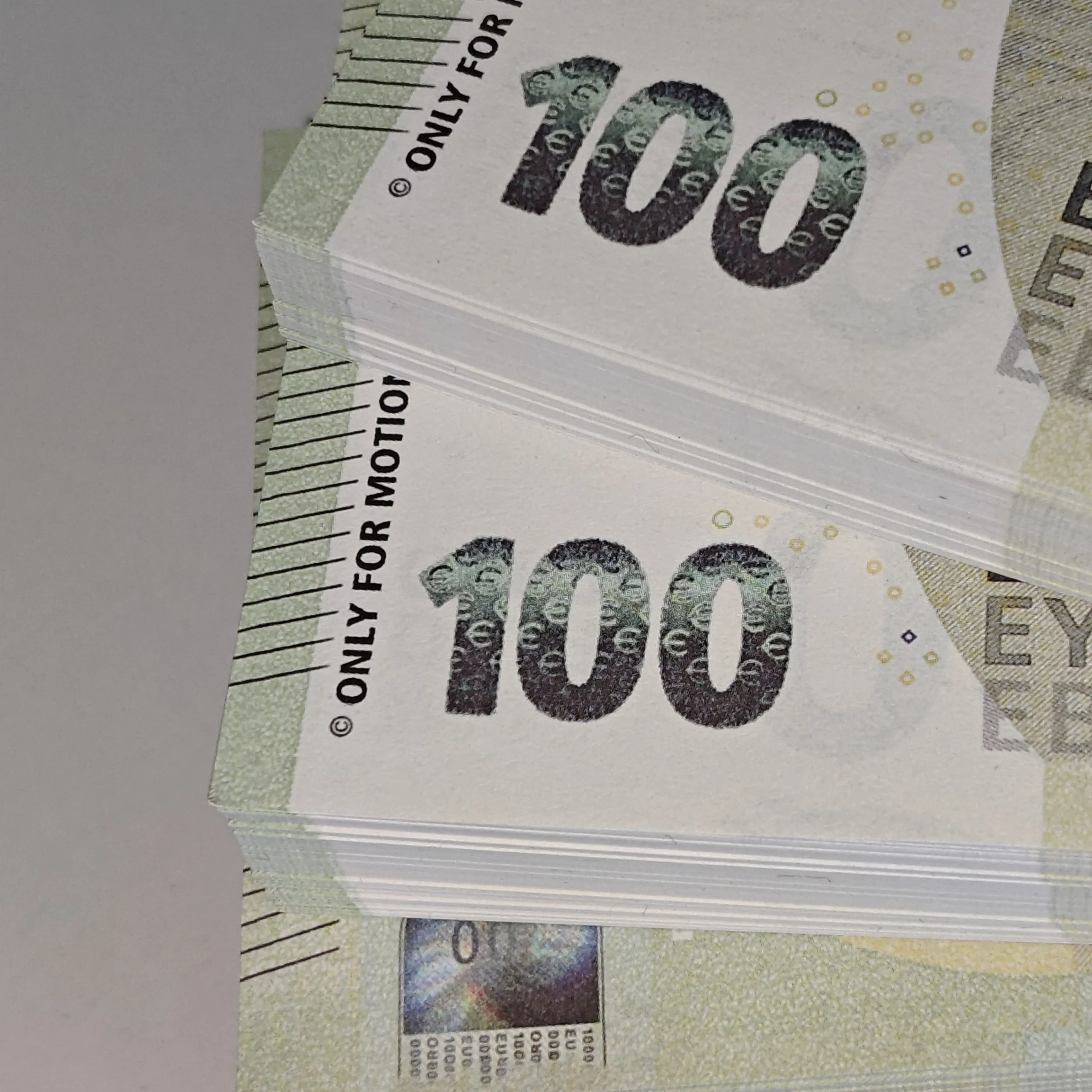 Nicro Custom Realistic Various Denominations Prop Euro Money