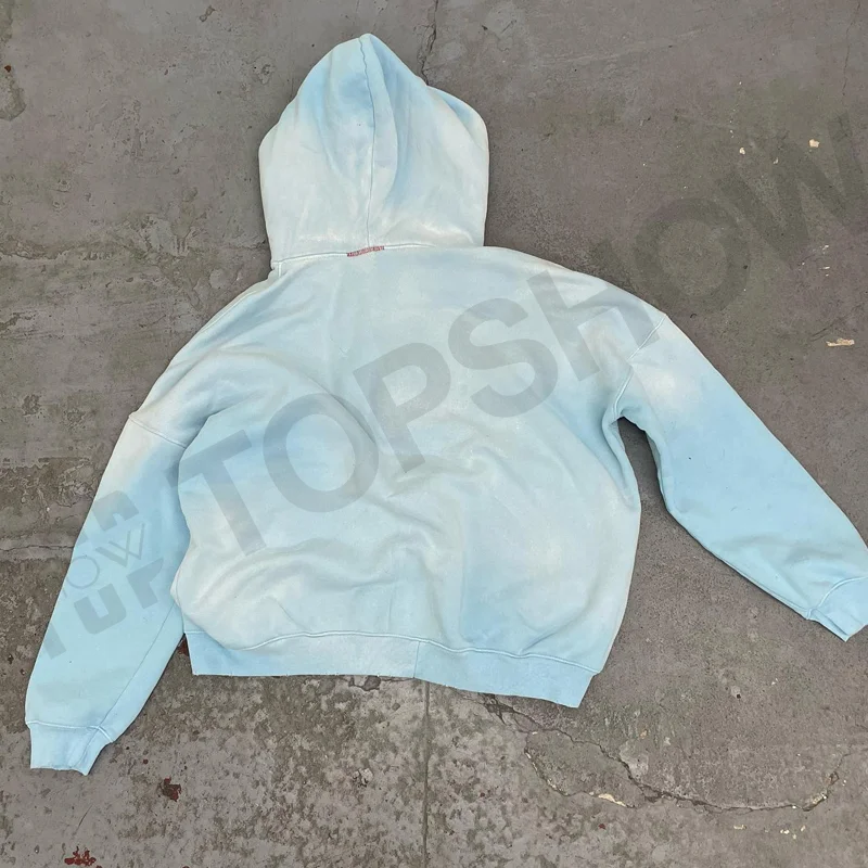 Custom Streetwear Hoodie - Double Layer Fleece Blank Zip Up