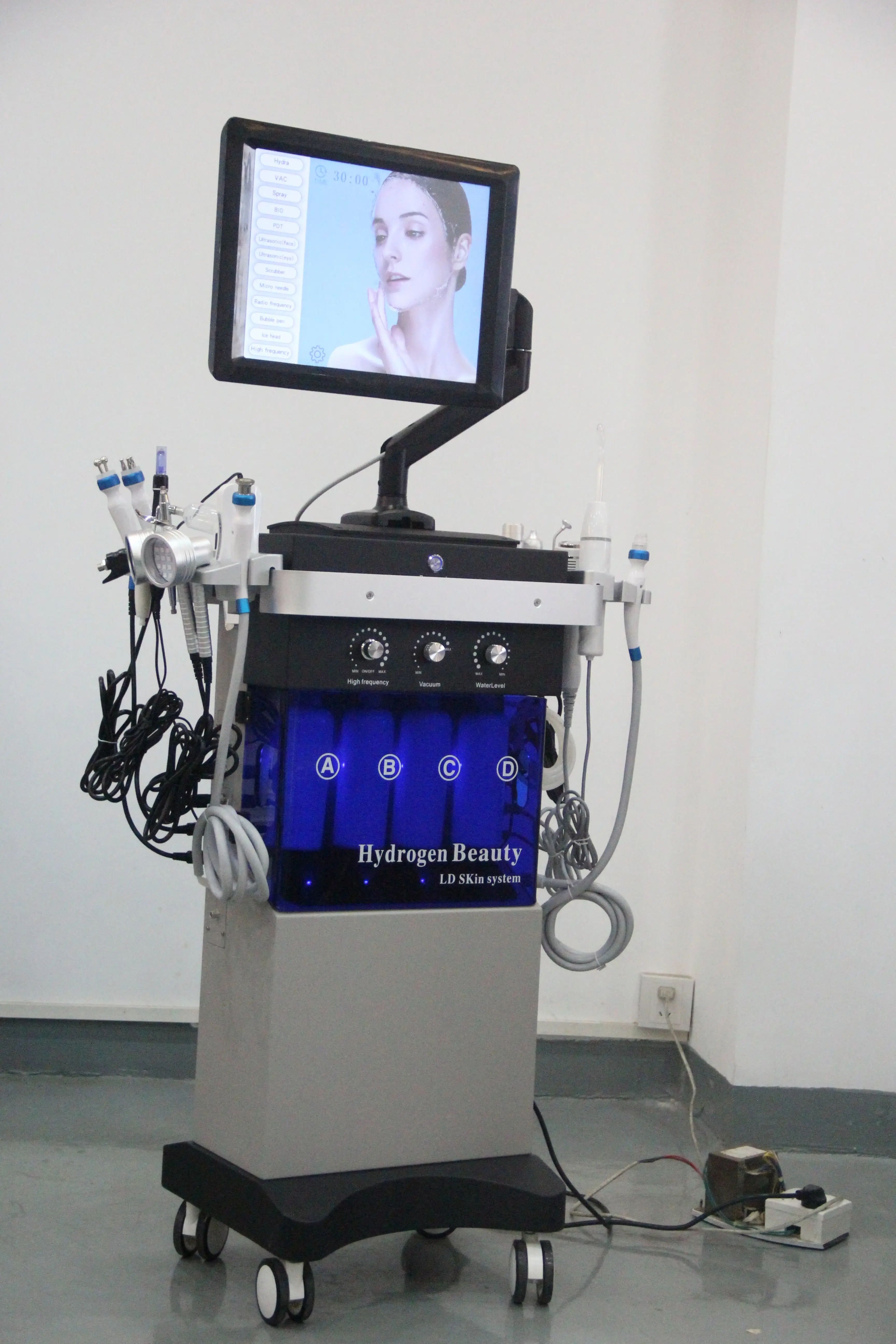 New 360 Rotatable Screen Crystal Microdermabrasion Hydro Dermabrasion ...