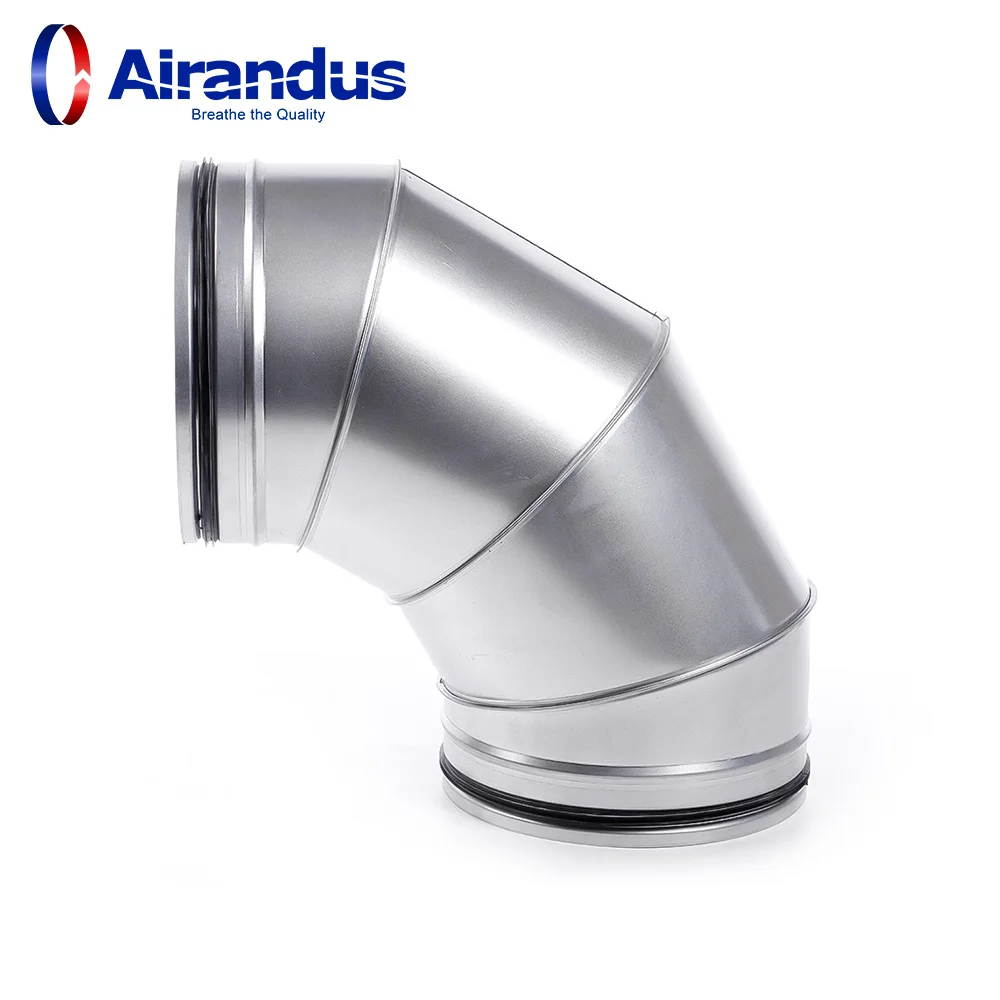 High Quality HVAC 90-Degree Duct Bends by Reliable Manufacturer