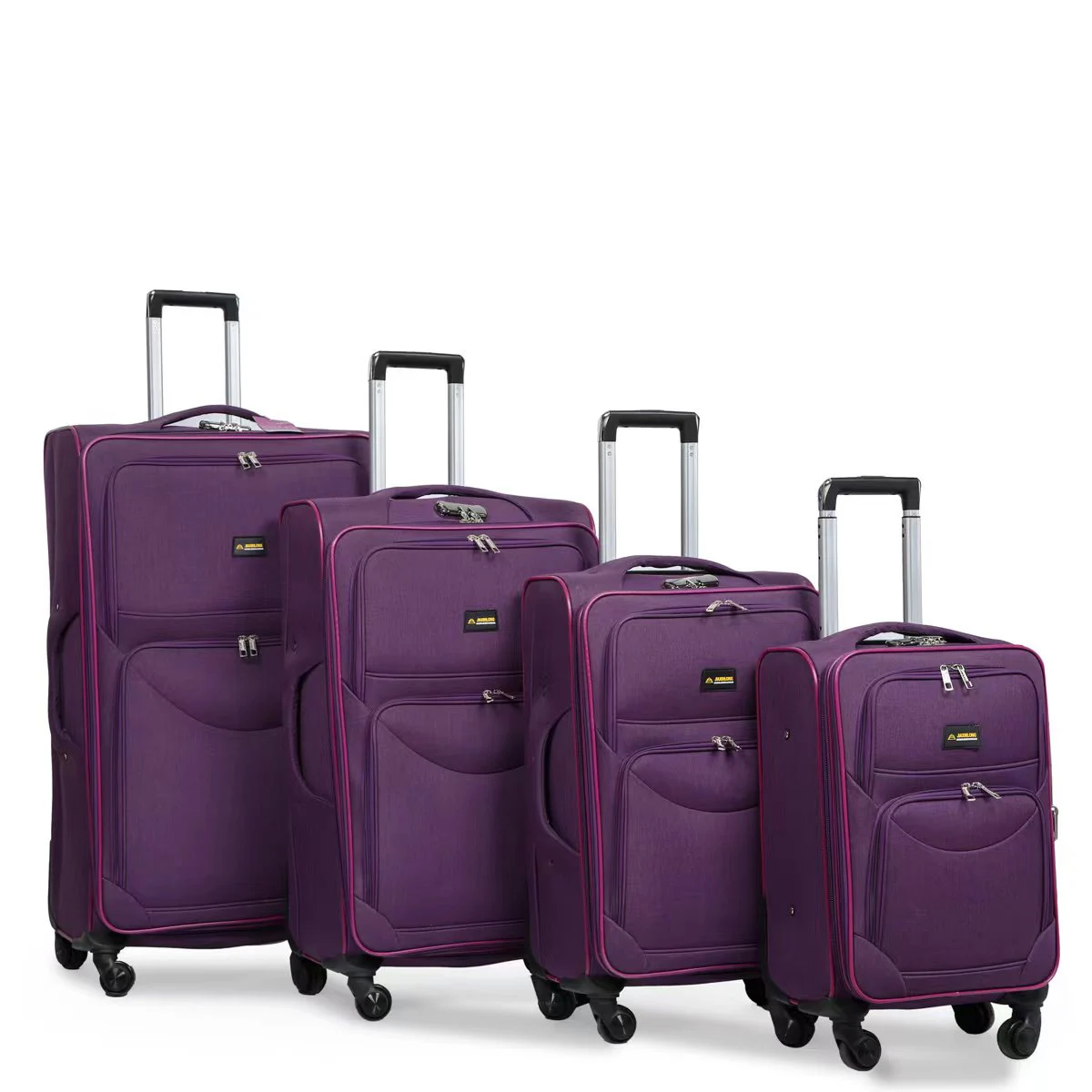 Marksman 4pcs Luggage Bag Set - Durable Nylon Travel Cases