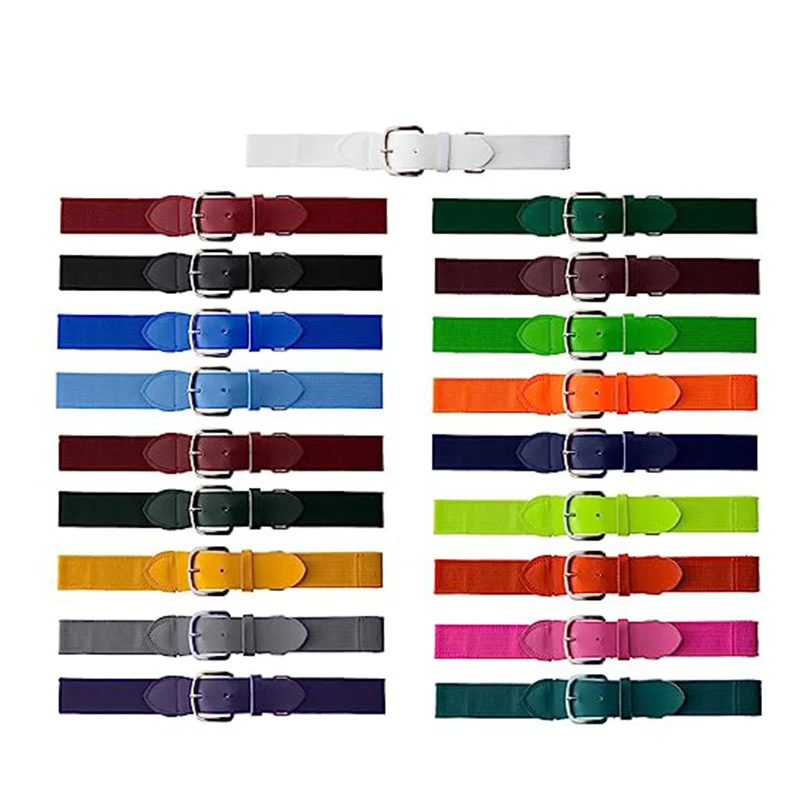 Wholesale Adult And Youth Softball Uniform Belts Pu Leather Belt ...