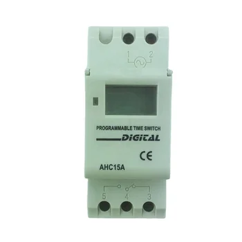 Din Rail Weekly Programmable Electronic Timer Timer Switch/time Switch ...