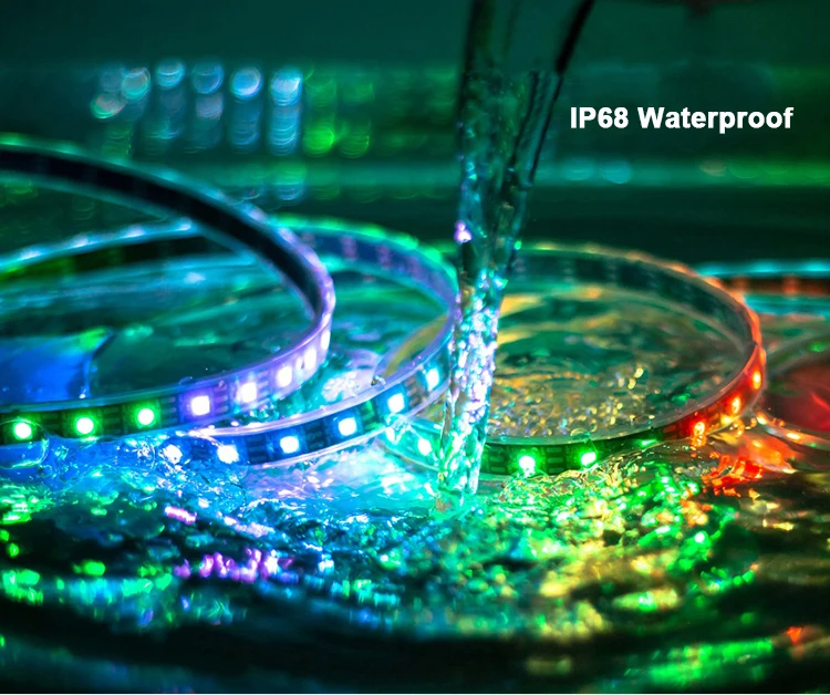 Custom 6pcs Rgbic Dream Color Chasing Rainbow Under Glow Ip68 ...