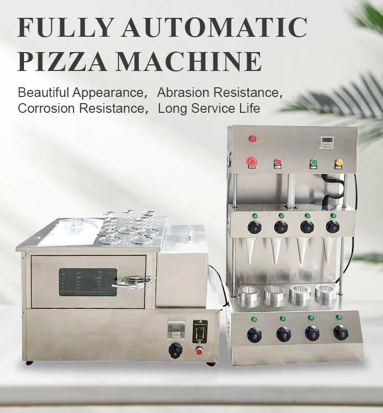 Stainless Steel Holding Cone Pizza Making Machine High Efficiency Full ...