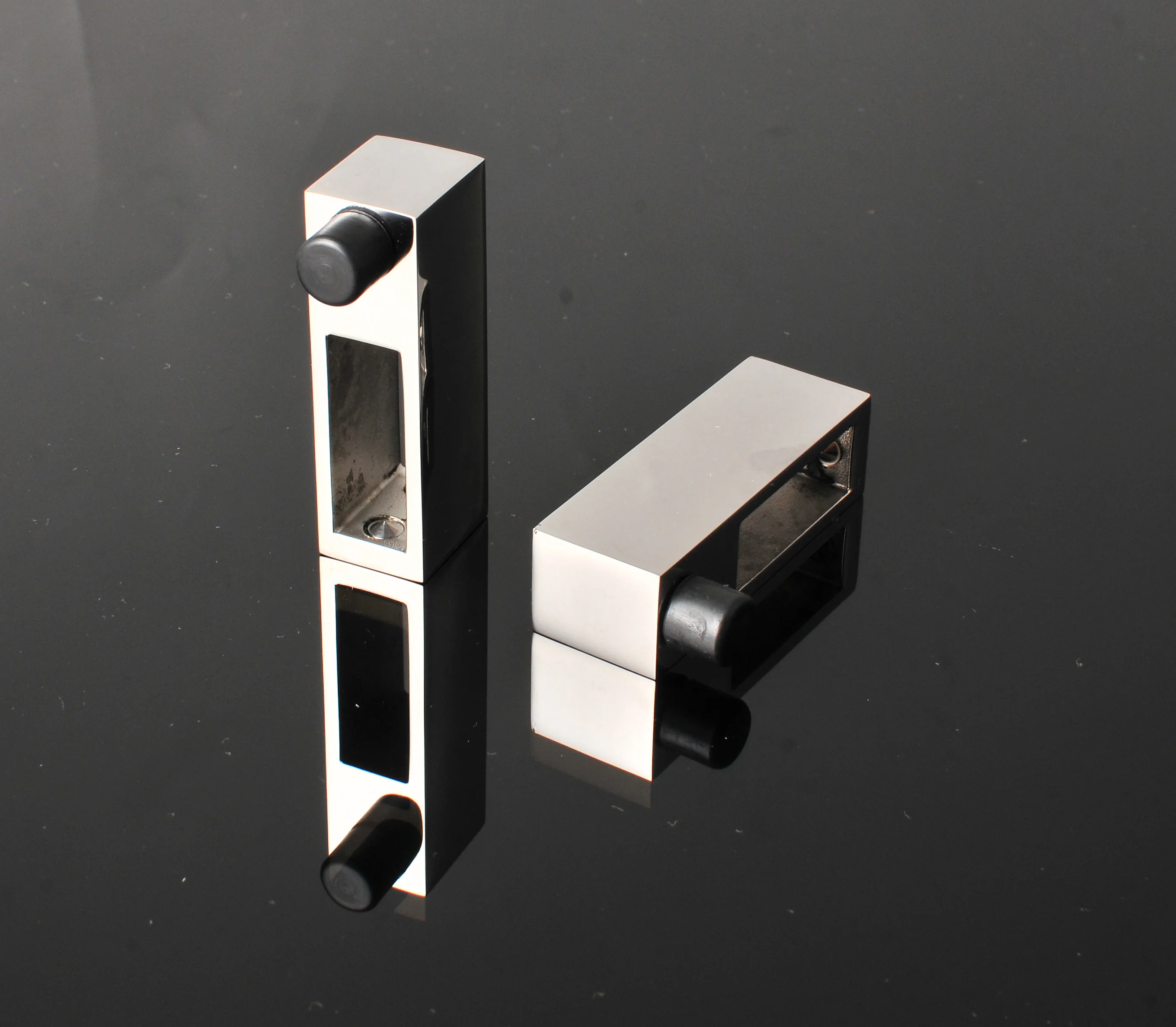 Frameless Tempered Glass Sliding Door Kits Glass Double Acting Moving Door Fittings Roller ...