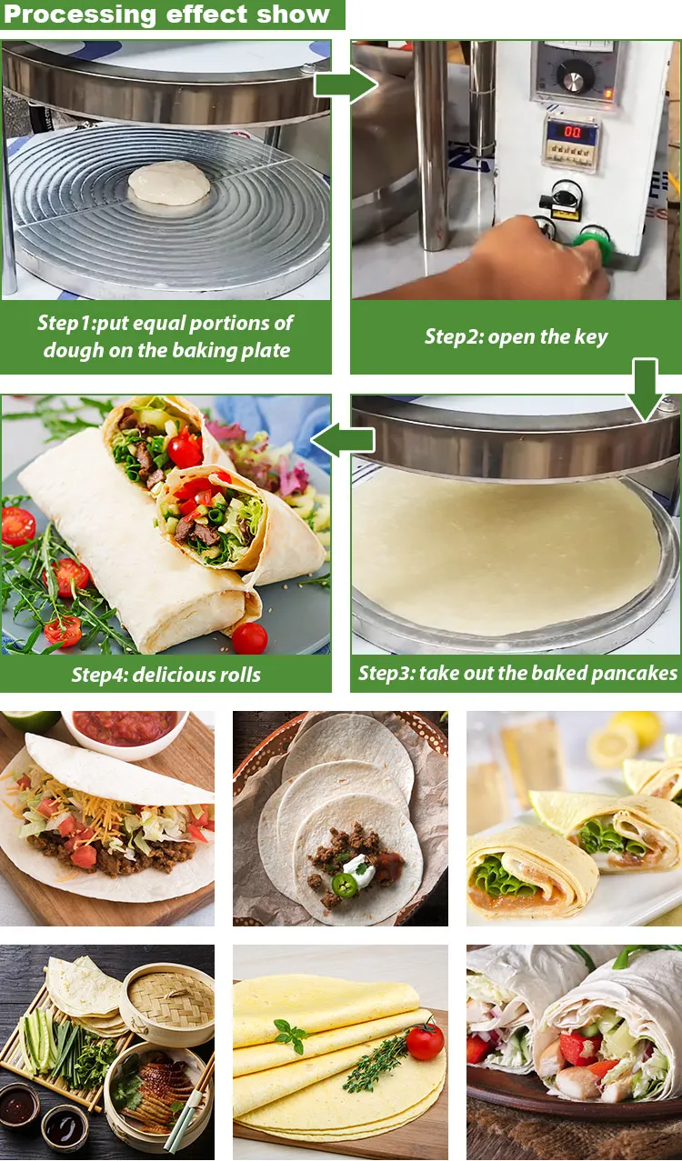 Commercial Chapati Roller Rotimatic Tortilla De Harina Press Tandoori ...