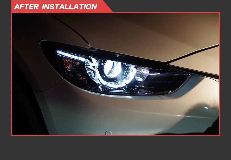 Mazda 6 Atenza 2013-2016 LED Projector Headlight with 6000K Color ...