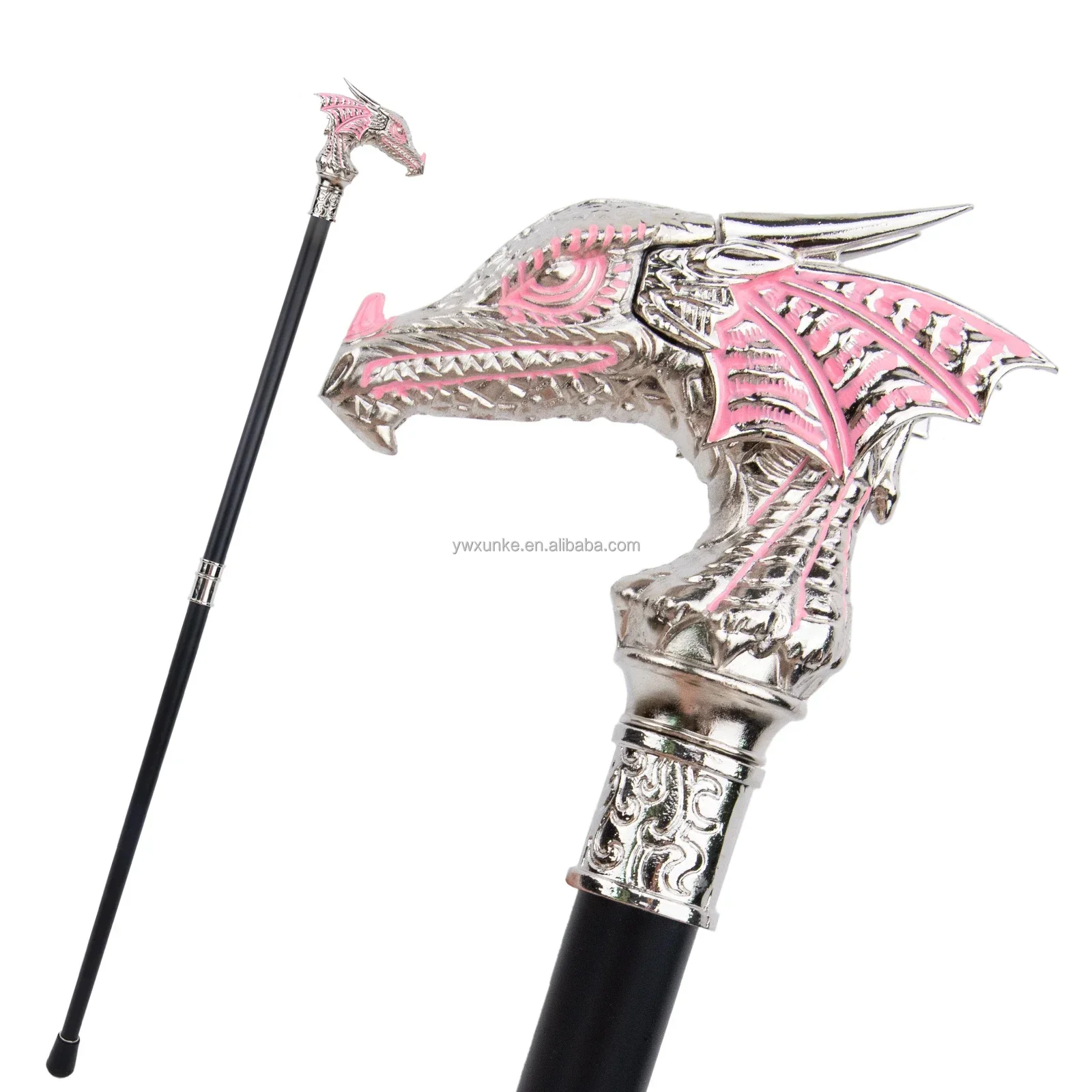 Dragon's Head Luxury Walking Canes Detachable Self-defence Walking ...