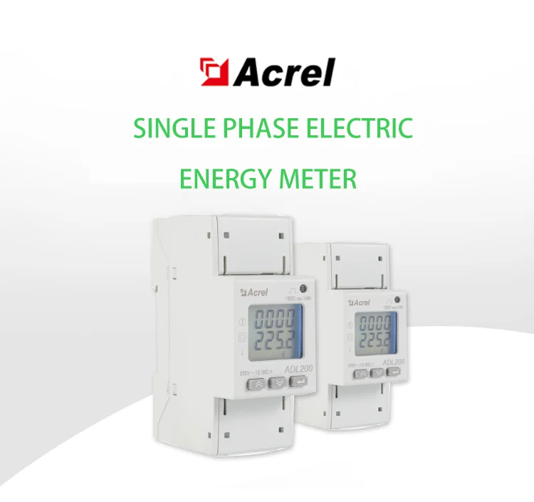 Acrel Adl200 Single Phase Energy Meter Modbus Communication With Mid Certification - Buy Single ...
