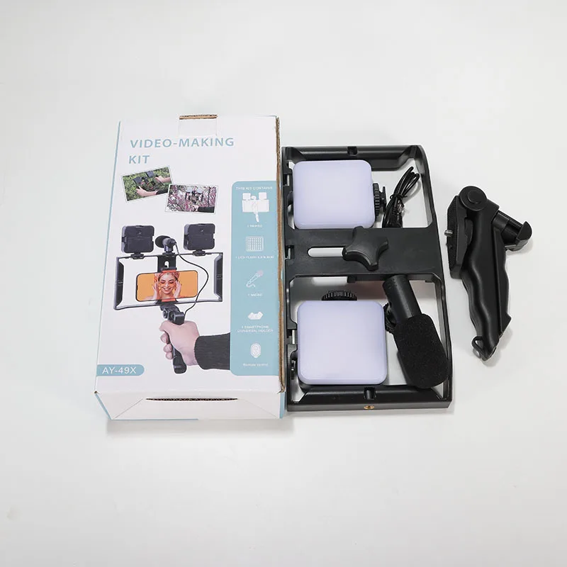 Vlogging Kits Video Camera Cage Stabilizer Film Making Mobile Phone ...