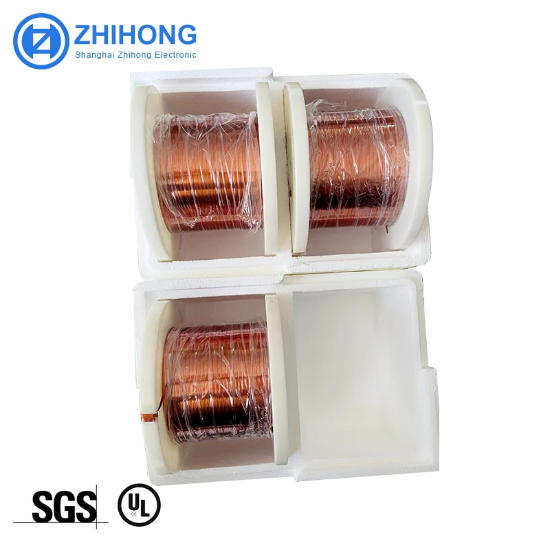 Factory Price Enameled Copper Flat Wire Coil Inductor With High Power ...