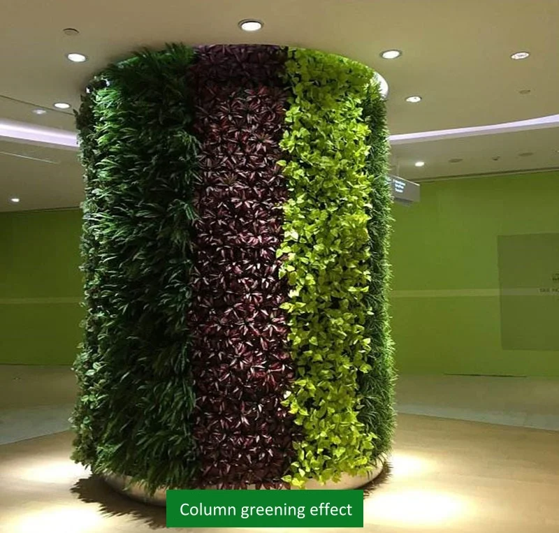 Combination Plant Wall Vertical Wall Mounted Plastic Flower Pot ...