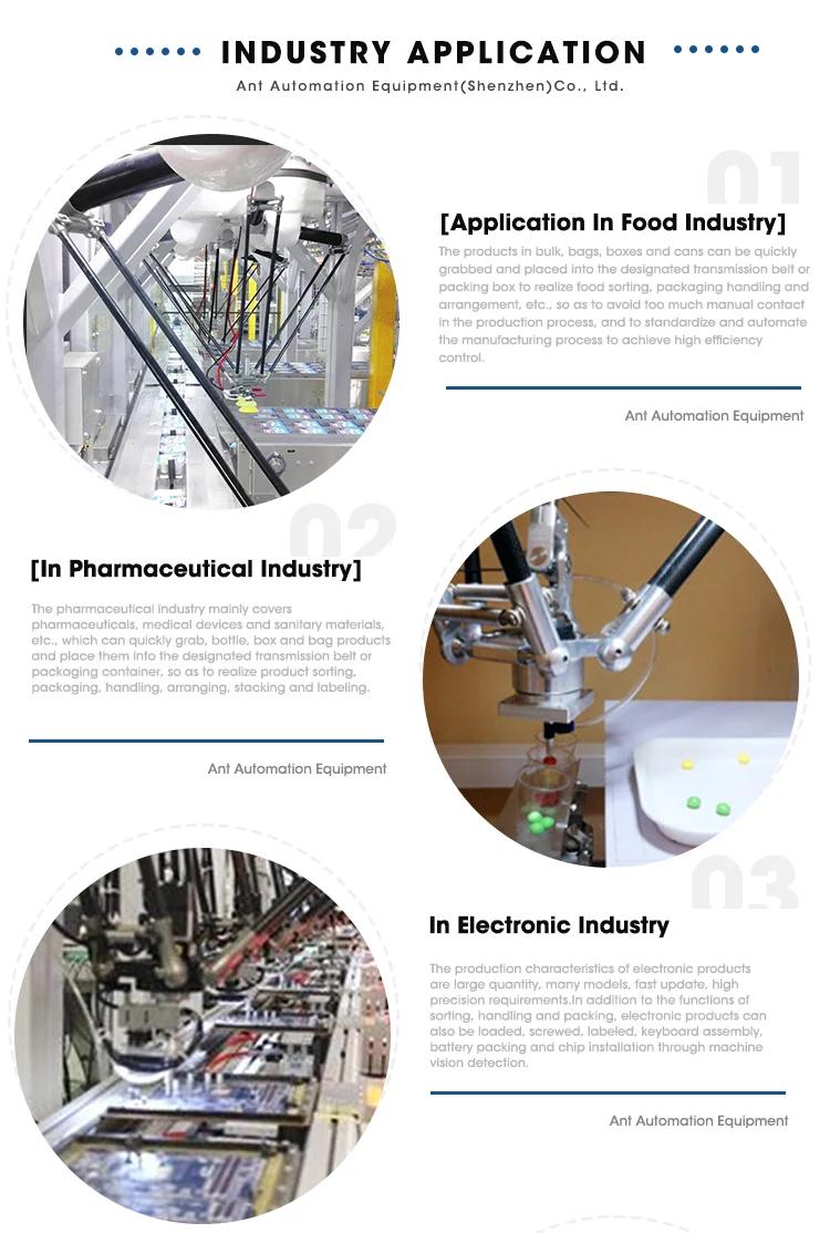 Rosh And Ce Approved Robotic Pick Place High Speed Arm 4 Axis ...