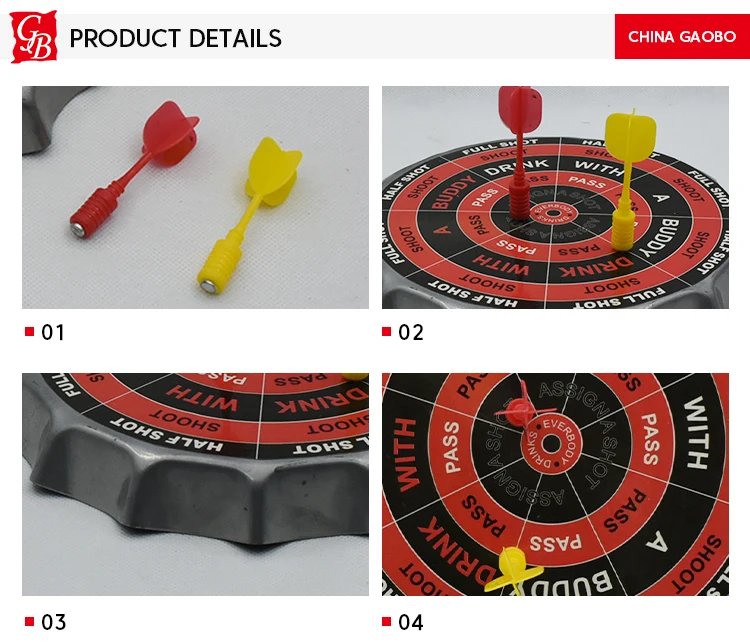 Customized Shot Glass Set Mini Dart Board Games For Drinking - Buy Mini ...