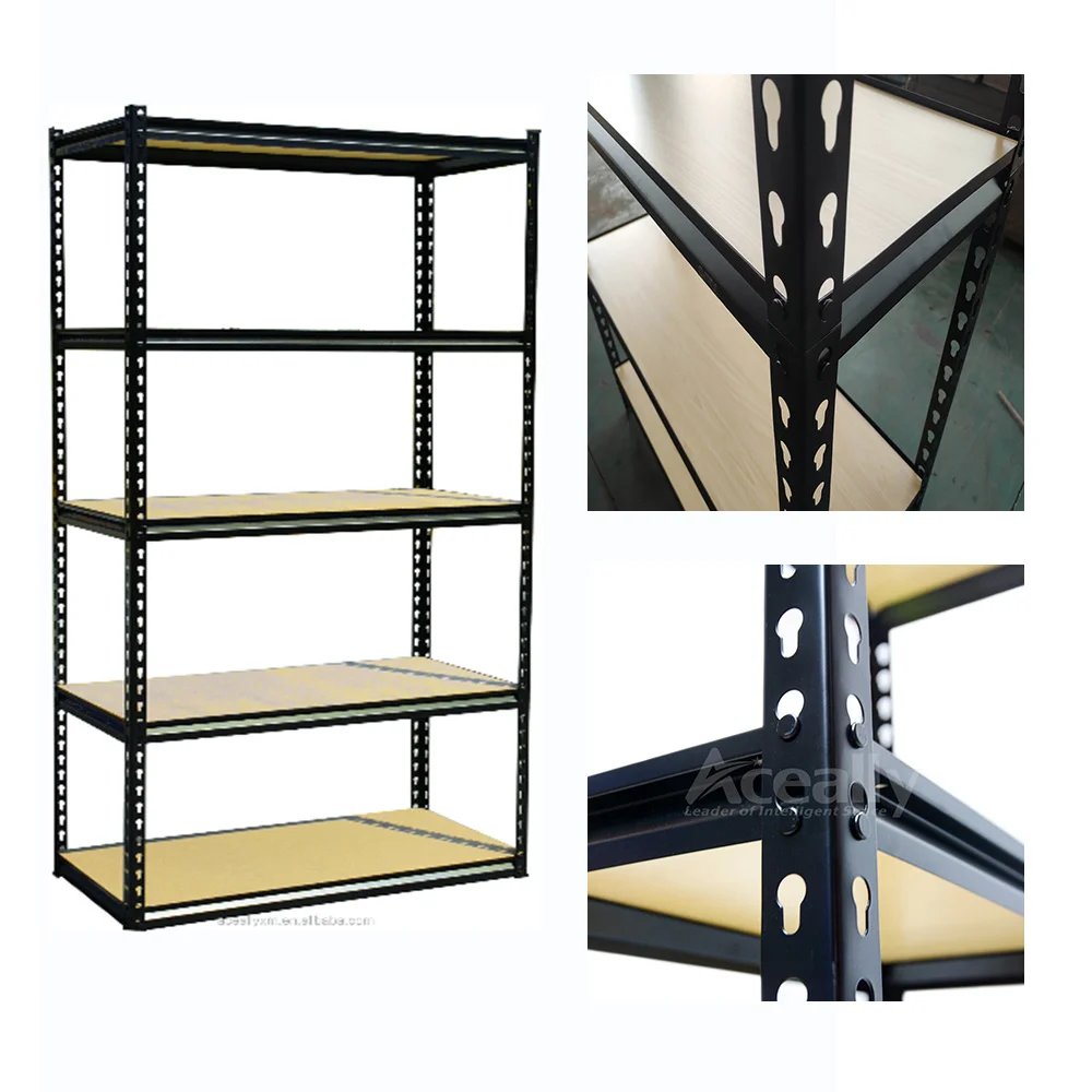 Light duty shelving boltless rivet shelving daily racks laminated board ...
