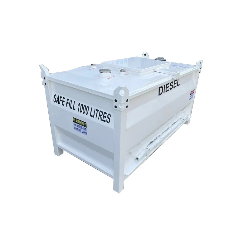 Carbon Steel Fuel Petrol Cube Tank Double Walled Self Bunded Diesel Oil ...