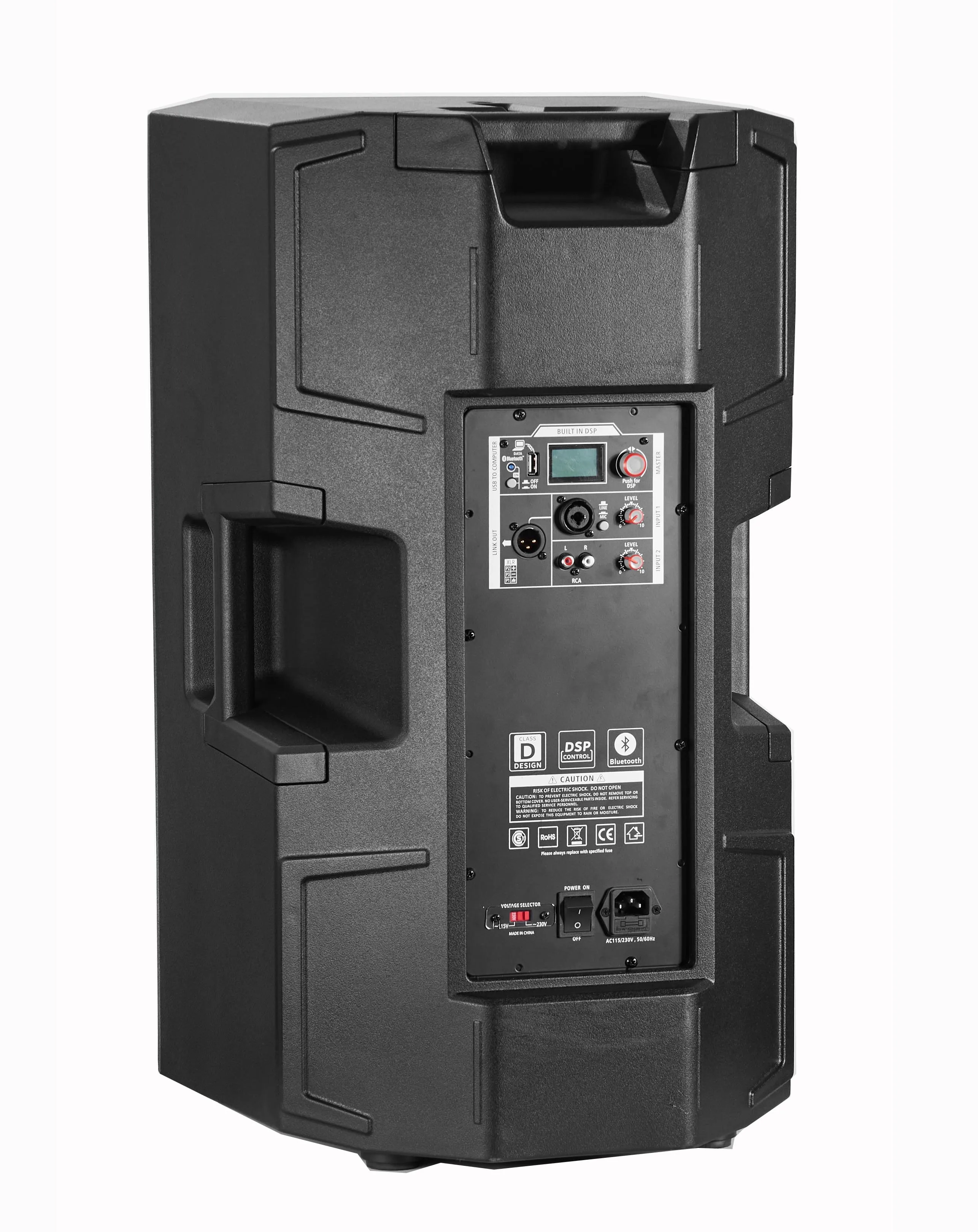 Plastic Speaker Box - Active Two Way Full Range 500W RMS