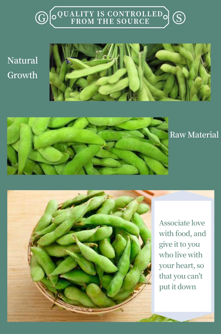 Frozen Edamame Soybeans Frozen Green Soybeans Frozen Green Edamame ...