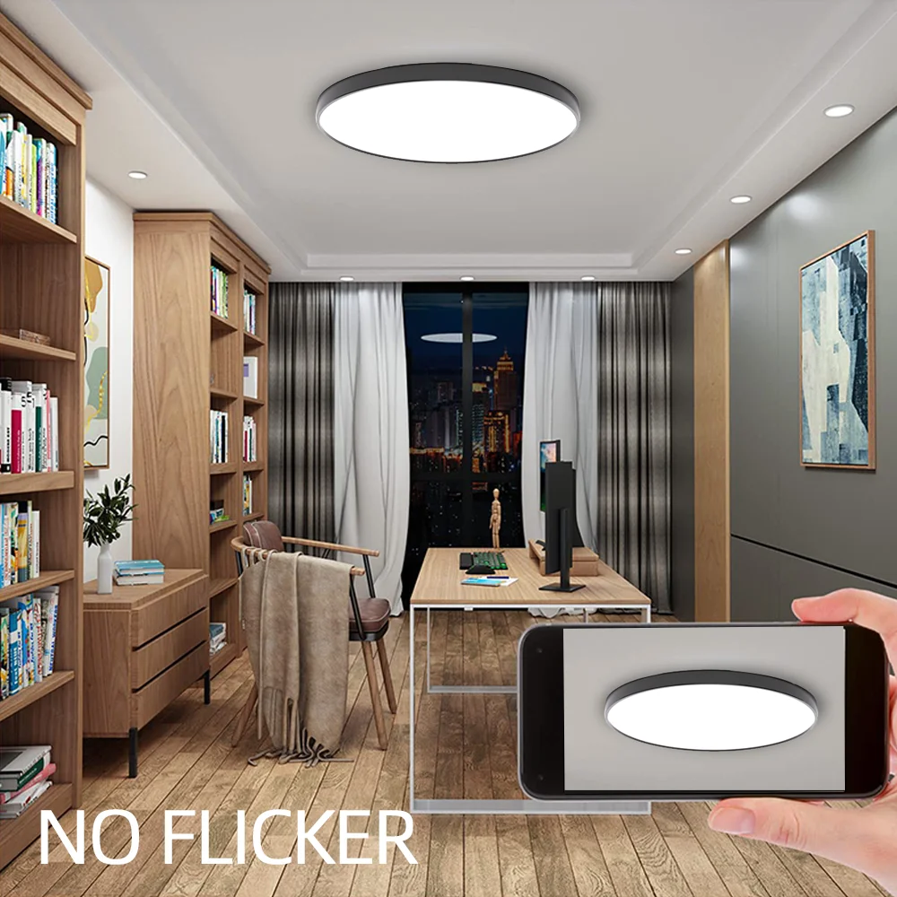 Multi Size Color Bedroom Round New Led Ceiling Lamp Modern for Living ...