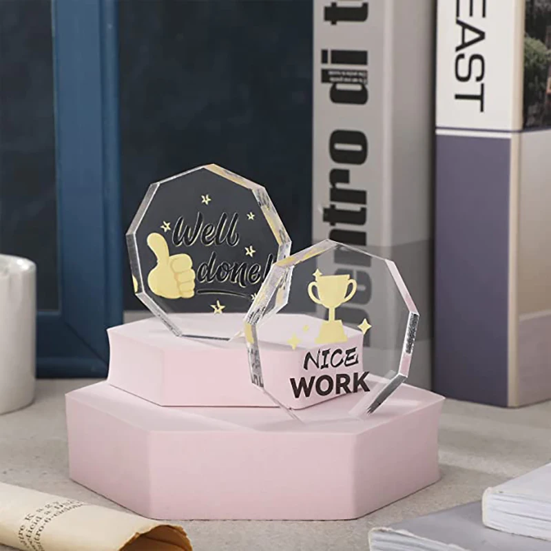 Acrylic Award Appreciation Trophy Display Acrylic Trophies Award Gift ...