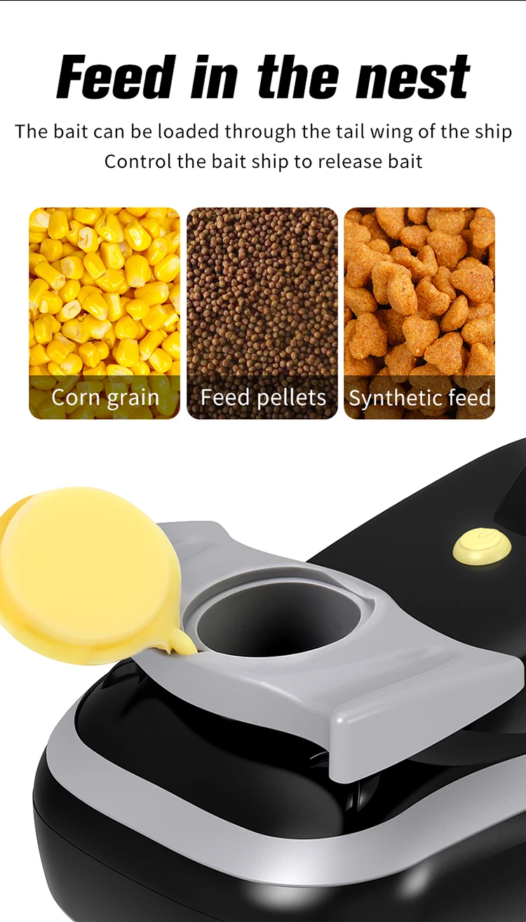 Factory Hj807 Rc Trawler Large Battery Remote Control Bait Night ...