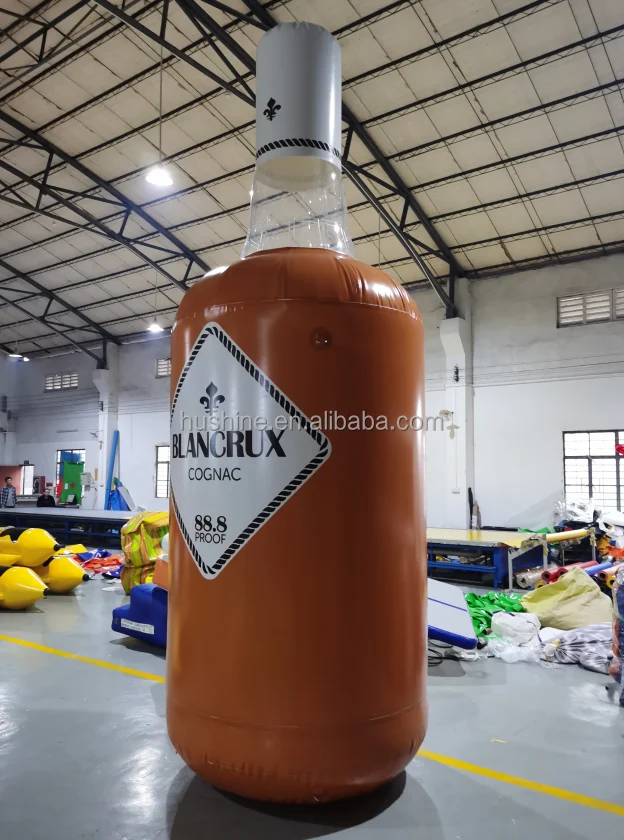Custom Advertising Giant Inflatable Beer Bottle Model Balloon