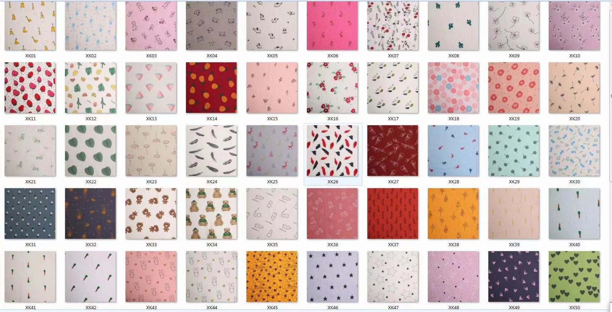 100% Combed Cotton Baby Diapers Muslin Fabric Crinkle Crepe