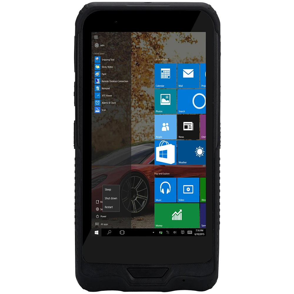 6 inch rugged pda windows 10 Mobile windows tablet pc with Barcode ...