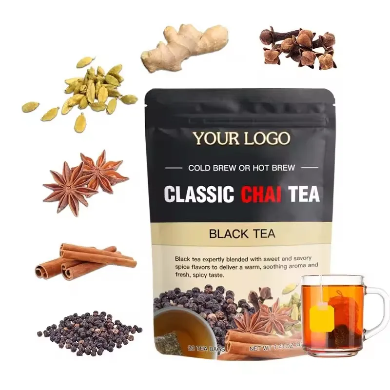 Wholesale Flavored Black Tea Customized Packaging Spice Mixed Classical ...