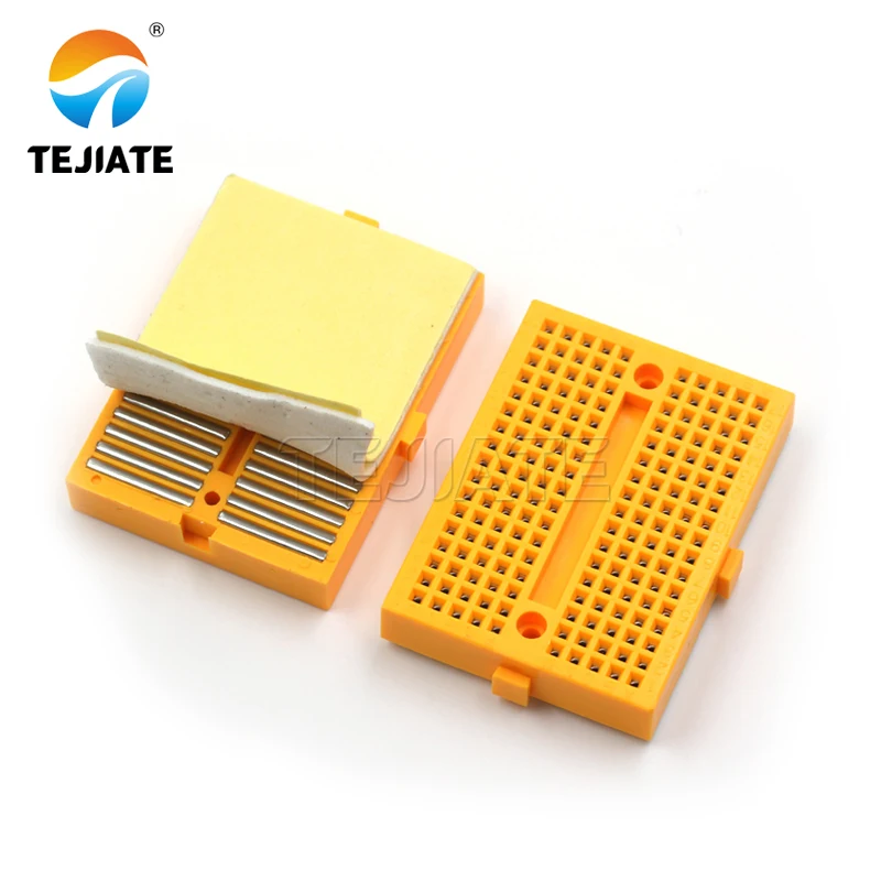 SYB-170 Yellow Circuit Board Mini Small Powered Solderless Electronic ...