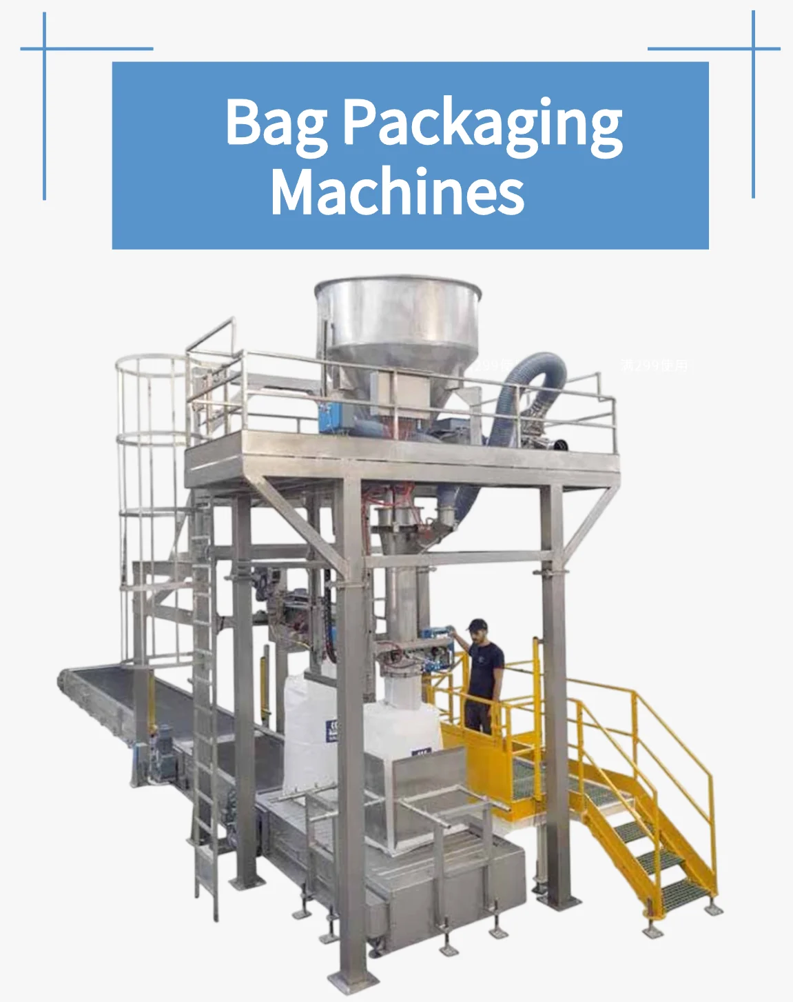 Bulk Filling Ton Packaging Machine Bean Seed Big Bag Small Vertical ...