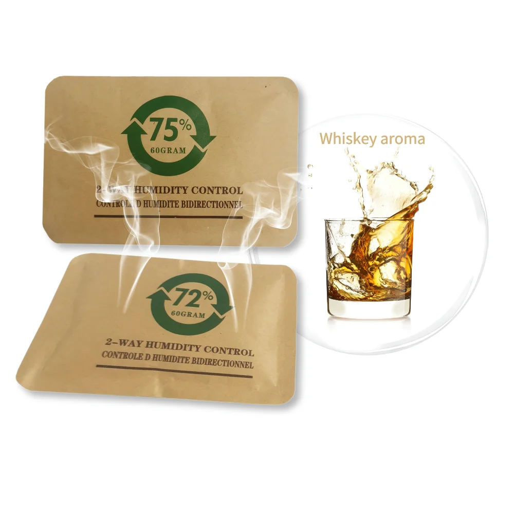 Customizable Scented 60g Rh 62% Cigars 2 Way 2-way Humidity Control ...