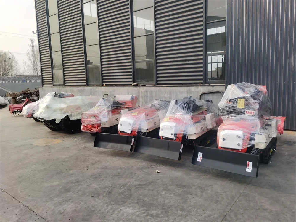 Multifunctional Enclosed Cab Crawler Tractor 70hp Chassis