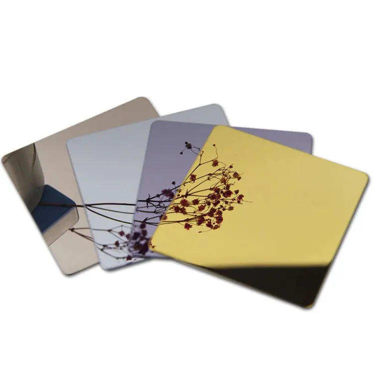 Ss Golden Sheet Hairline Mirror Titanium Coated Finish Gold Color ...