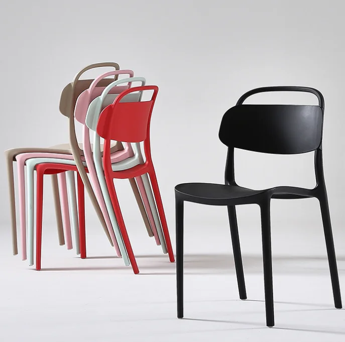 Outdoor Modern Backrest Yellow Cafe Outdoor Stackable Plastic Arm Chair ...