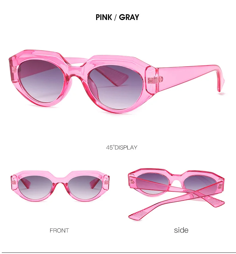 Mejores 6943 New Square Frame Sunglasses Uv400 Plastic Vintage Women ...