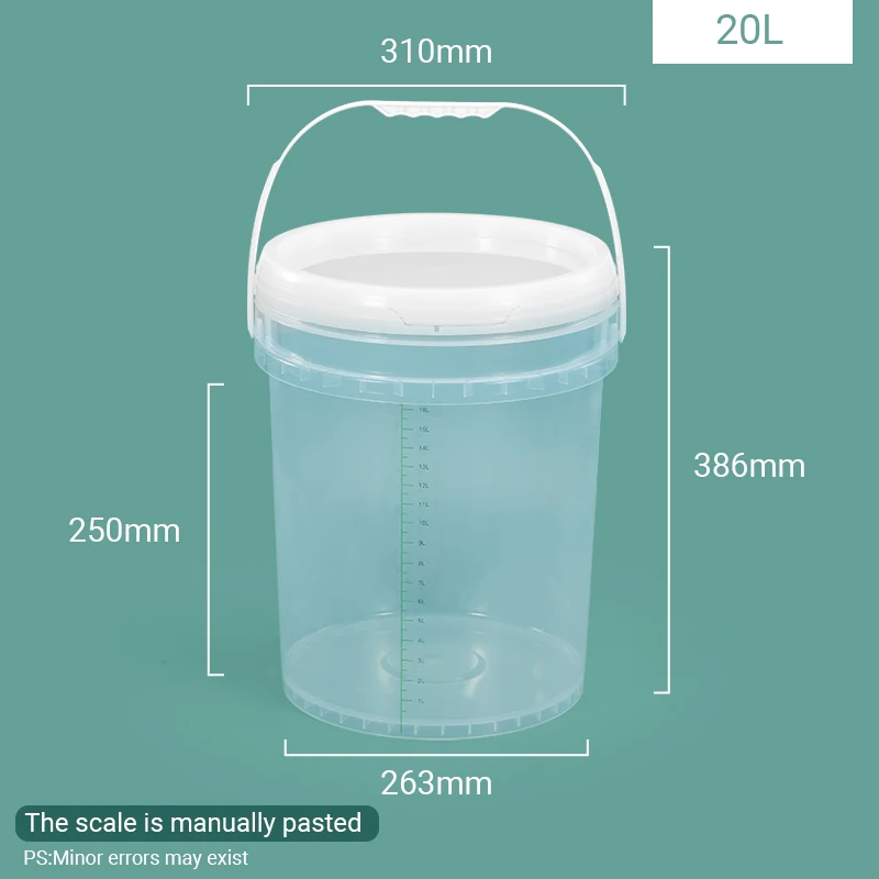 Shop High-Quality PP Plastic Buckets - Food Grade & Durable