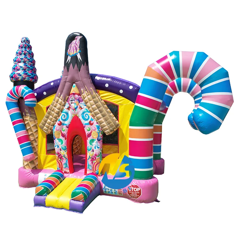 Commercial Kids Inflatable Candy Twist Candy Land Candyland Bounce ...