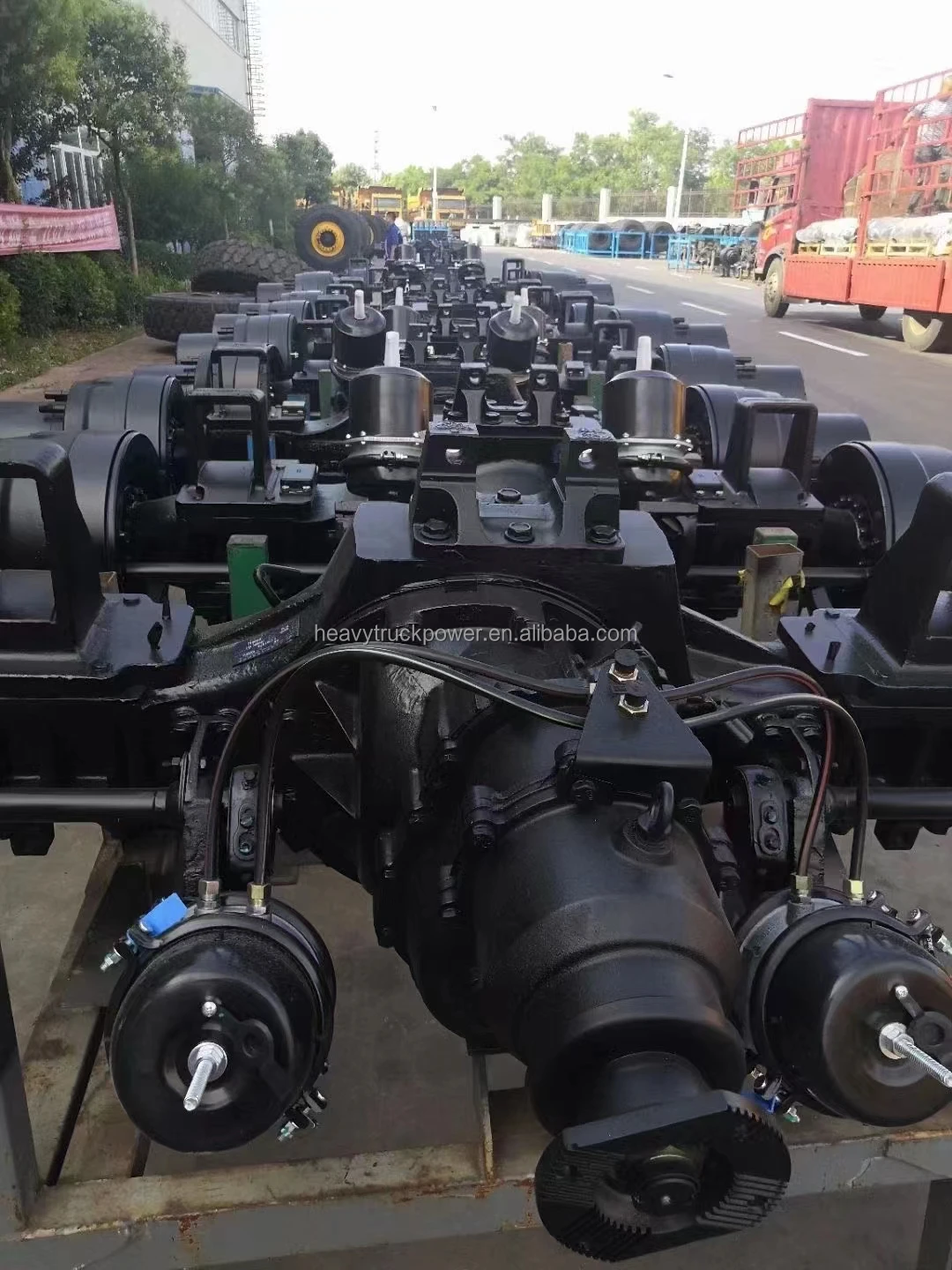 Rear Brake Shoes Assembly Hd90149340095 Manufacturer Trailer Heavy Duty ...