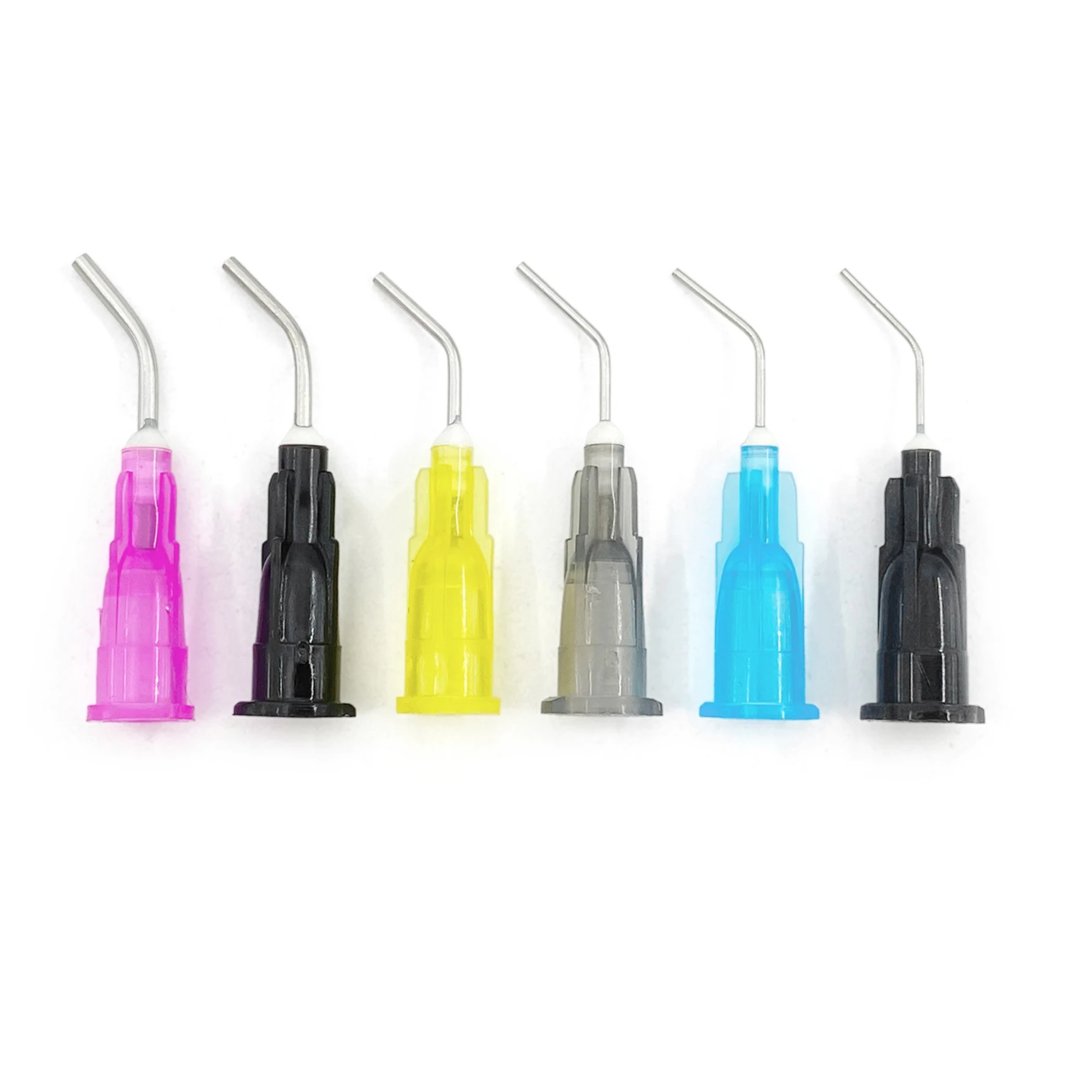 Premium Composite Resin Syringe Tips Irrigation Bent Needle Tips Dental ...