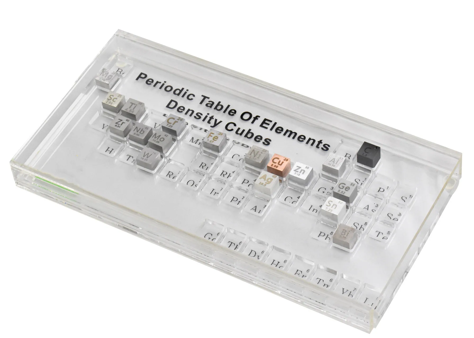 Wall Mounted Chemical Element Display Frame Acrylic 118 Periodic Table ...