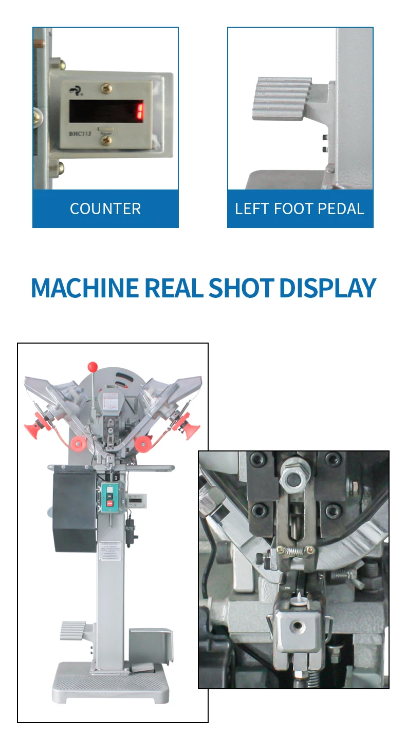Fastener Plastic Snap Machine Button Hole Making Machine Automatic ...