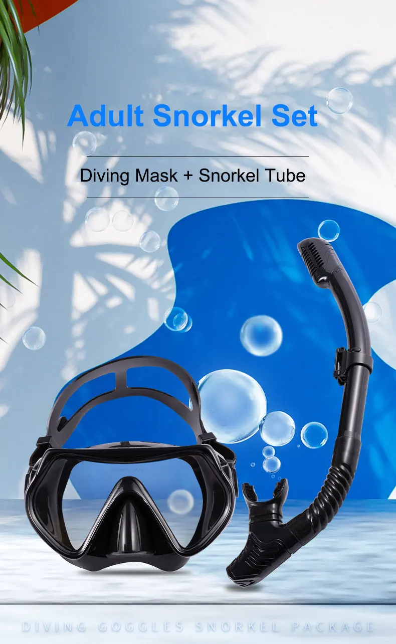 Cheap Diving Mask and Snorkel Set - Anti-Fog Gear