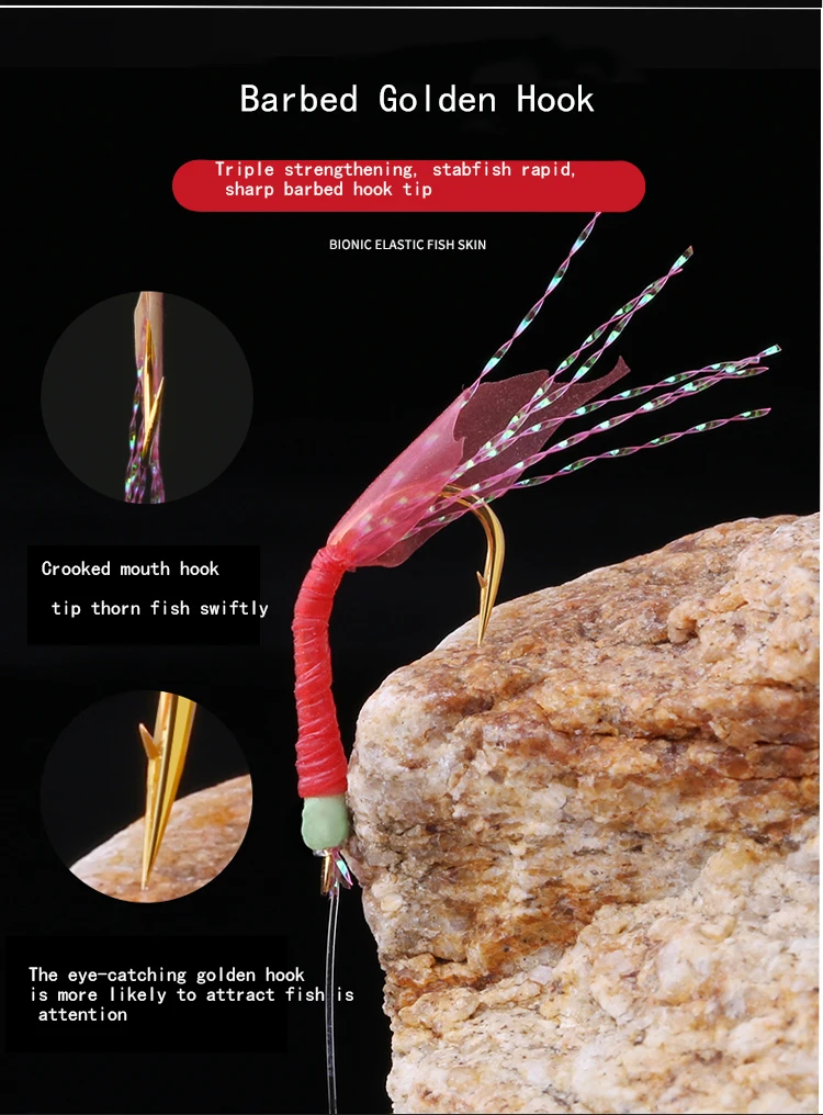 Rubber Sabiki Fishing Hooks - Catch More Fish Efficiently