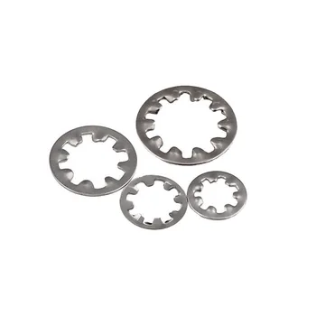 Stainless Steel 304 316 Serrated Washer M6 M8 Toothed Lock Washers With Internal Teeth - Buy ...