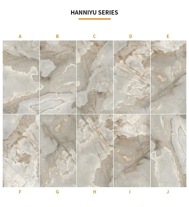 Realgres Modern Polished Porcelain Slab with Brown Onyx Marble Veining 6mm Sintered Stone for ...